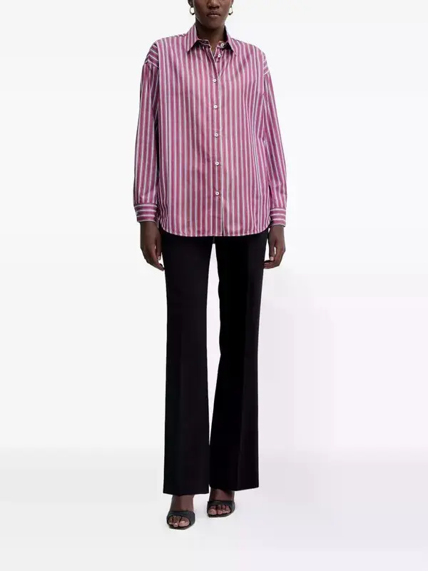 SIMONA CORSELLINI Striped Buttoned Shirt