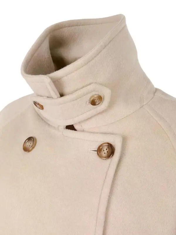 STUDIO TOMBOY Balmacaan Double-breasted Button-up Coat