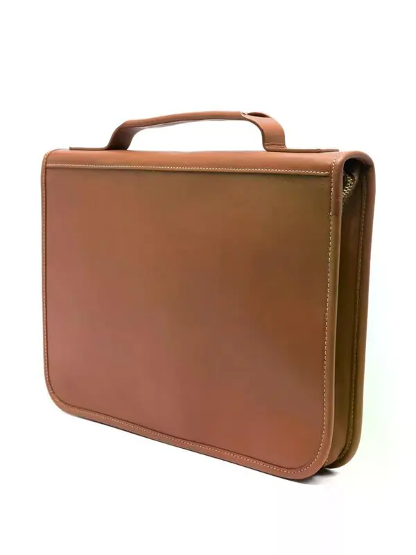 Eleventy Leather Laptop Bag