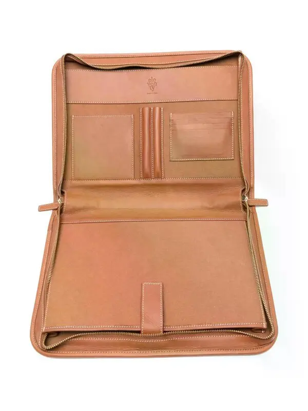 Eleventy Leather Laptop Bag