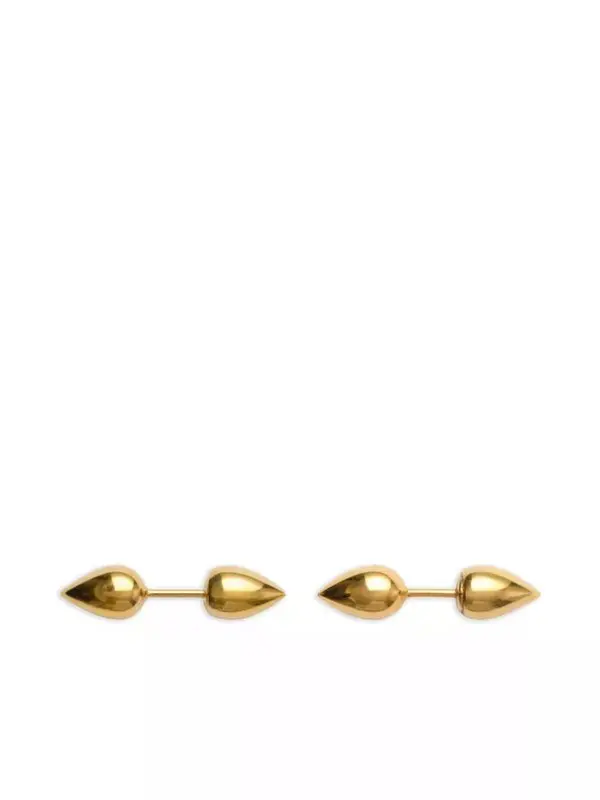 Burberry Spear-shaped Stud Earrings - Gold