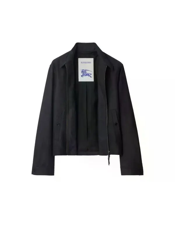Burberry Zip-up Wool Shirt Jacket - Blue