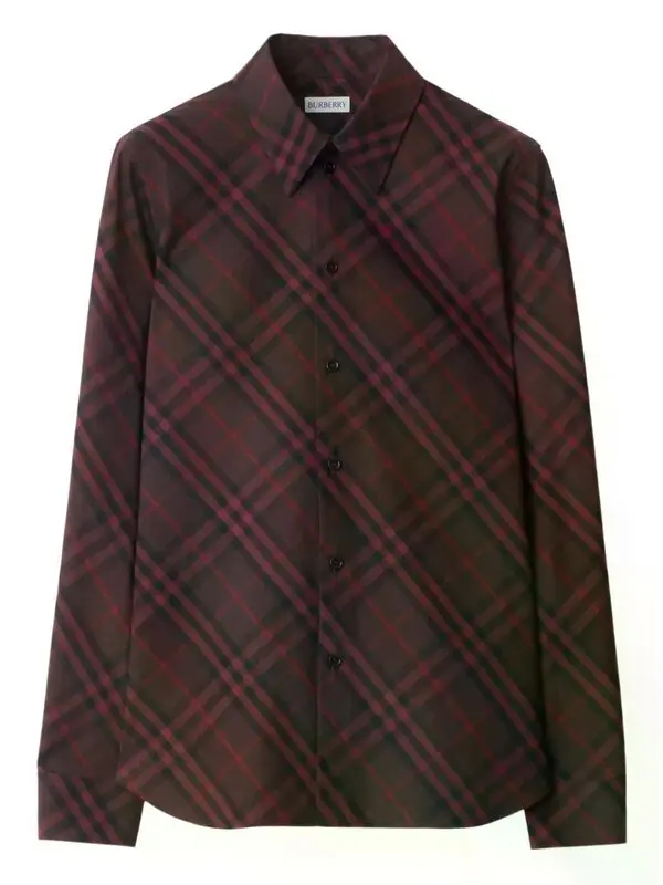 Burberry Check-pattern Cotton Shirt