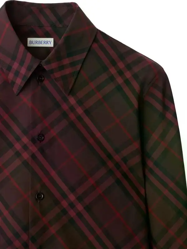 Burberry Check-pattern Cotton Shirt