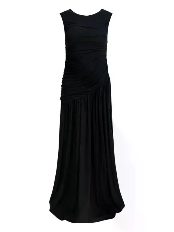 R2W Ruched Maxi Dress