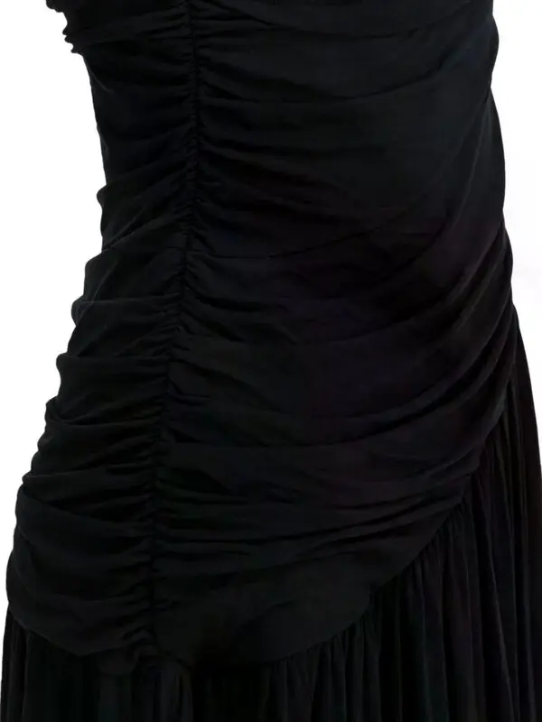 R2W Ruched Maxi Dress