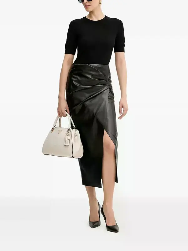 SIMONA CORSELLINI Draped Midi Skirt
