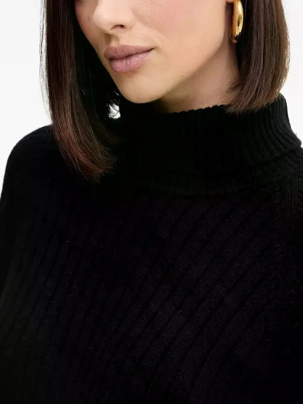 SIMONA CORSELLINI Ribbed Knit Turtleneck Sweater