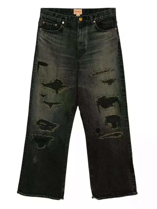 KAMIYA Distressed Denim Jeans