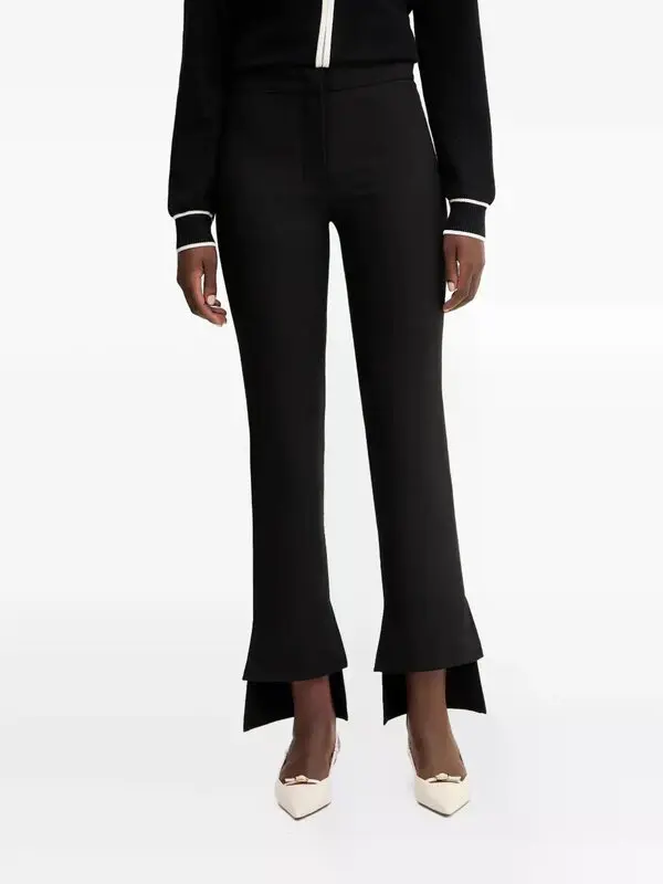 SIMONA CORSELLINI Cut-out Split-hem Trousers
