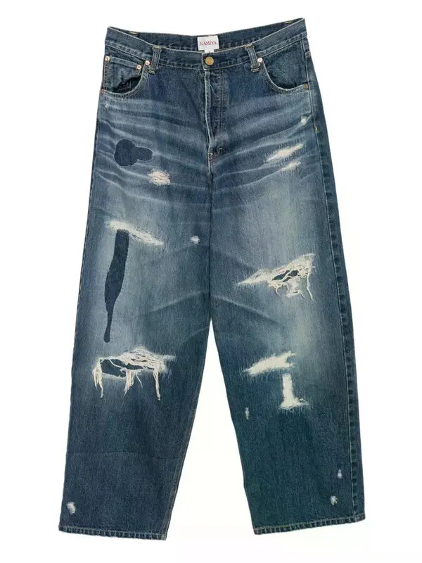 KAMIYA Distressed Denim Jeans