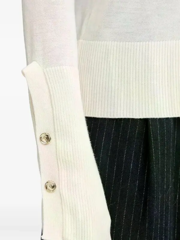 SIMONA CORSELLINI Button-embellished Cardigan - Neutrals