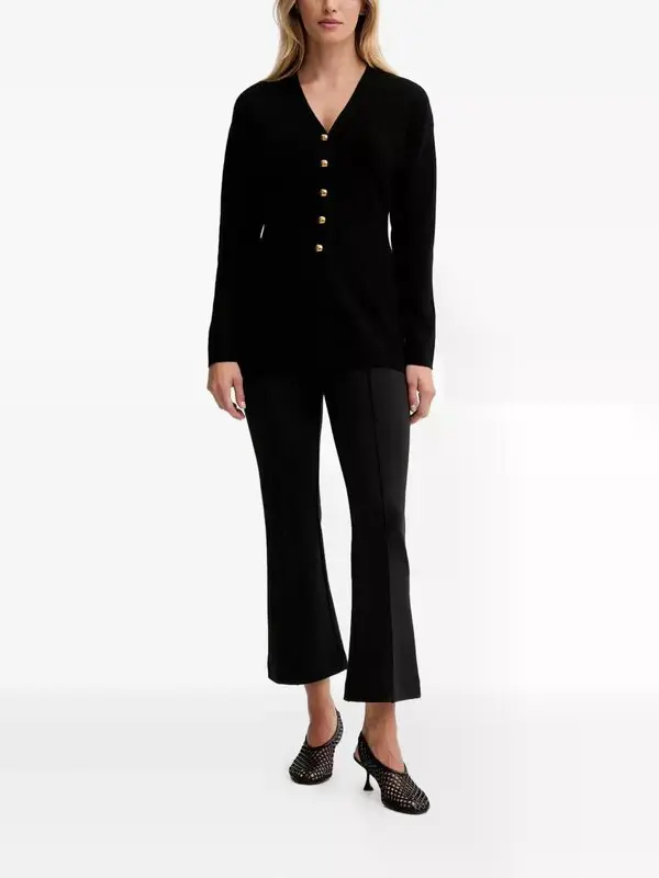 ISABELLE BLANCHE Button-up V-neck Cardigan