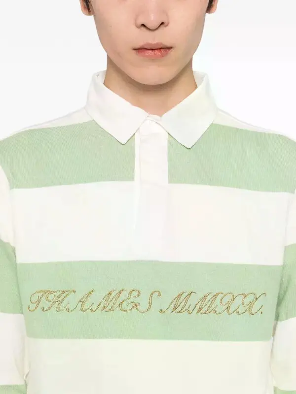THAMES MMXX Striped Polo-shirt