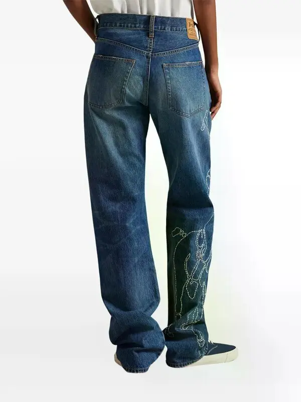 Polo Ralph Lauren Embroidered Straight-leg Jeans