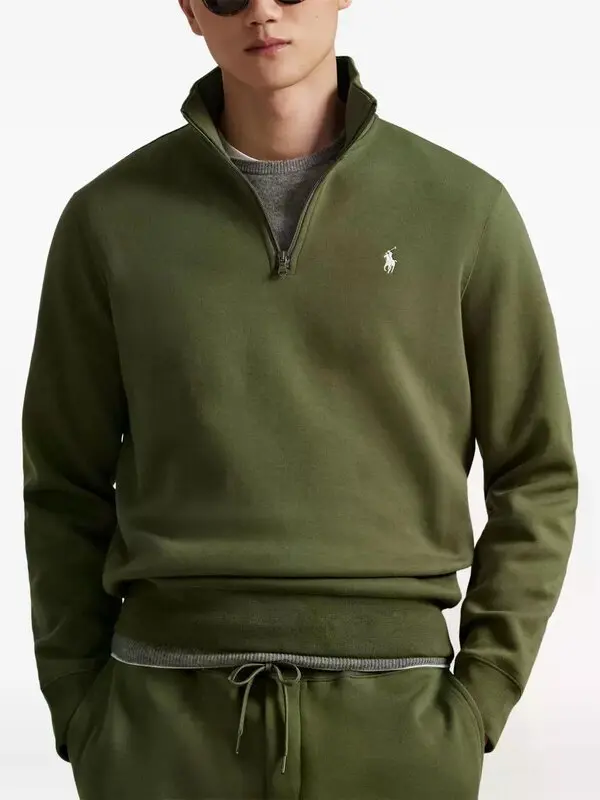 Polo Ralph Lauren Double-knit Quarter-zip Pullover
