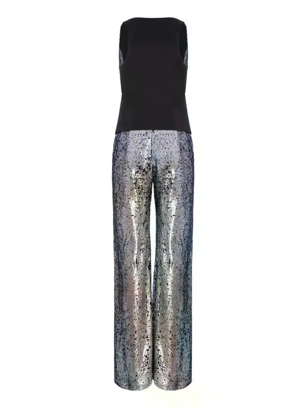 MITILIANE COUTURE Button-sequin Wide-leg Trousers