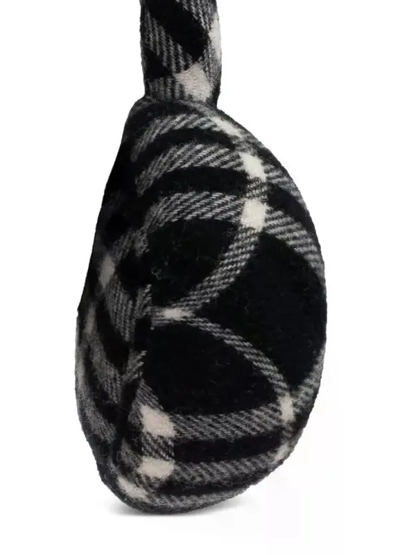 Burberry Calico Check Earmuffs - Black