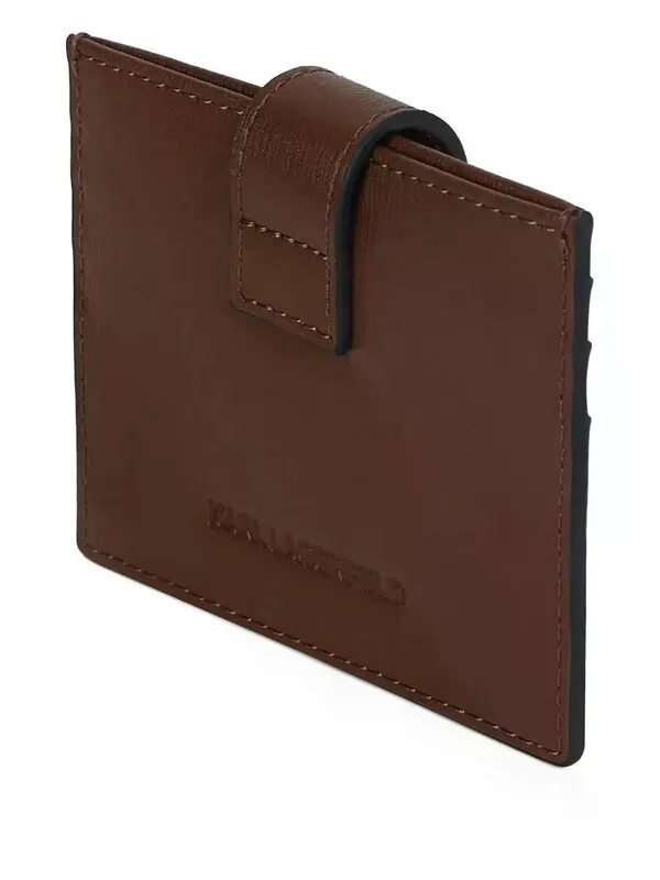 Karl Lagerfeld K/autograph Padlock Cardholder - Brown