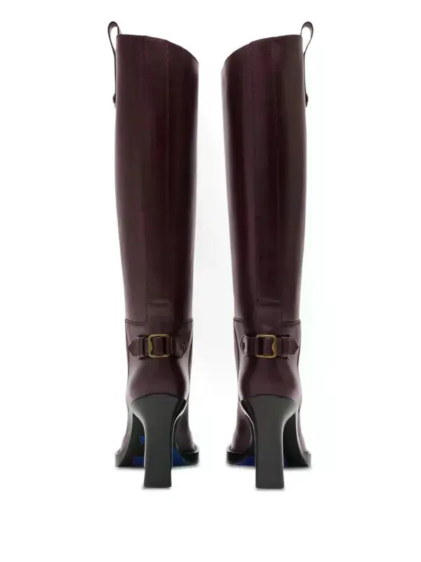 Burberry 85mm Cavalier Calf Leather Boots