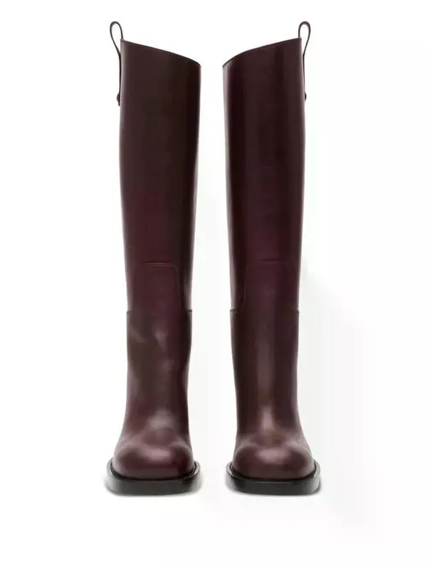 Burberry 85mm Cavalier Calf Leather Boots