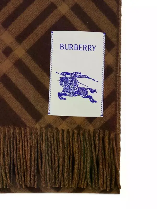 Burberry Check Cashmere Scarf
