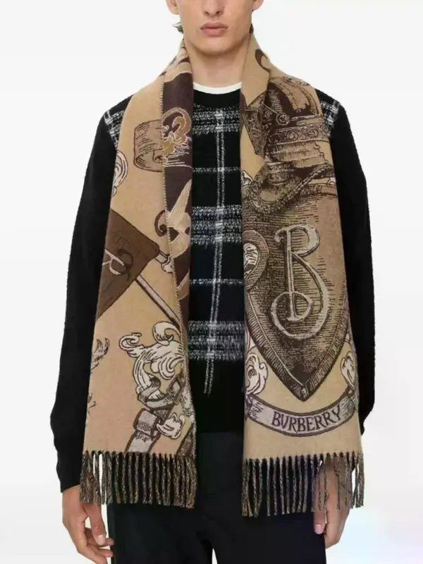 Burberry Jacquard Cashmere Scarf