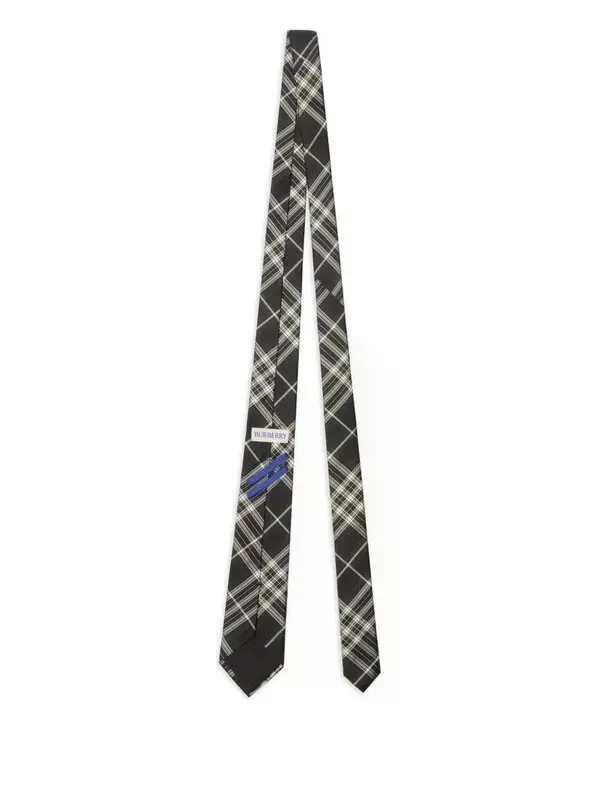 Burberry Check Silk Tie
