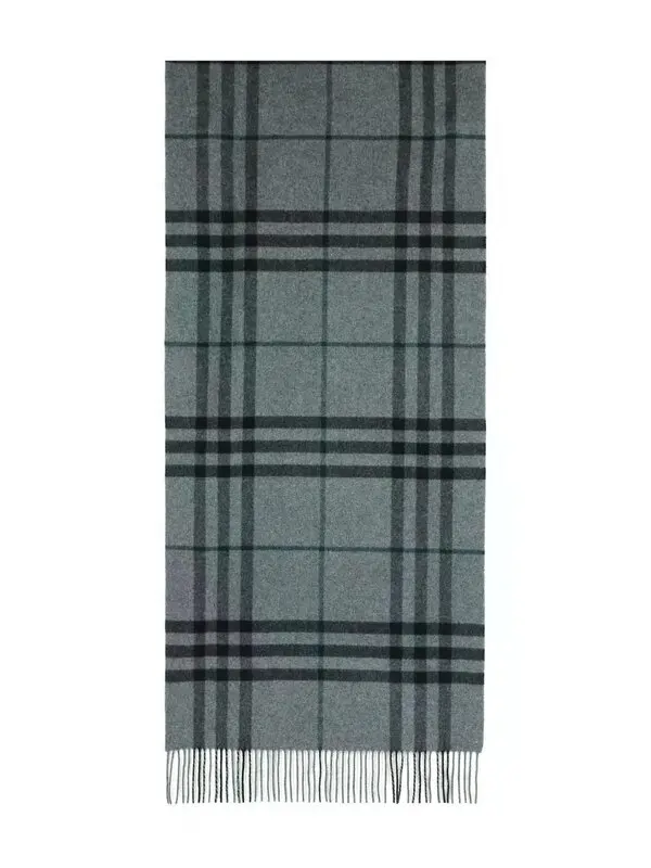 Burberry Cashmere Scarf - Grey