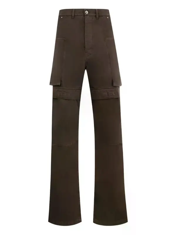 Rick Owens Stefan Panelled Cargo Trousers - Brown