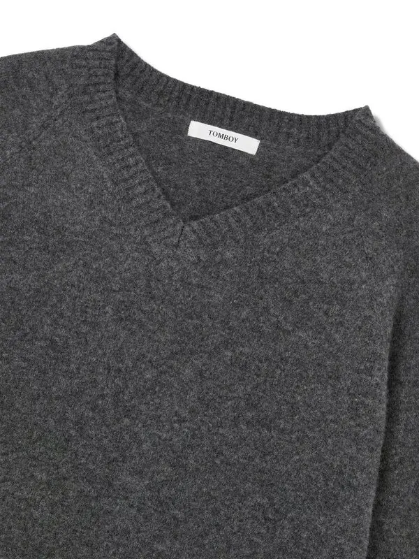 STUDIO TOMBOY V-neck Wool-blend Sweater