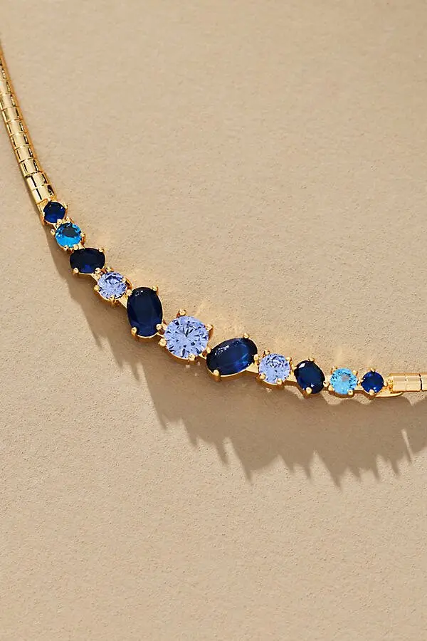 Anthropologie Birthstone Collar Necklace - September