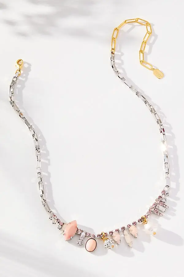 ELIZABETH COLE Scarlett Necklace - Blush