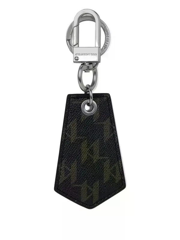 Karl Lagerfeld Monogram Keyring - Black