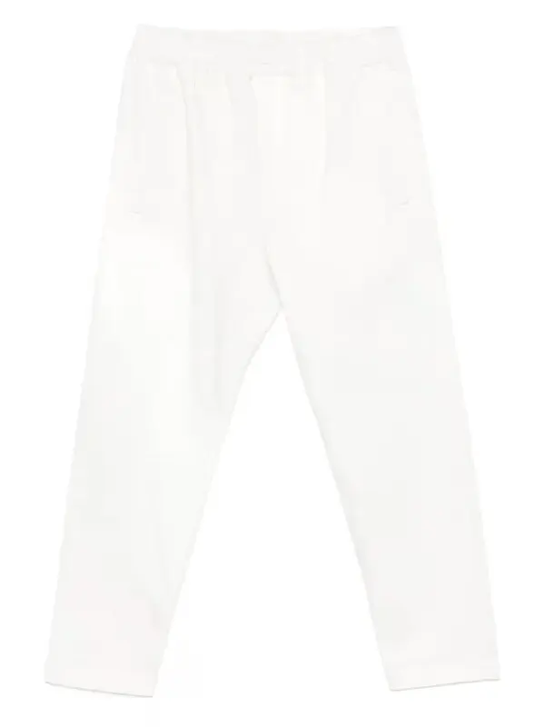 Eleventy Elasticated-waistband Trousers - White