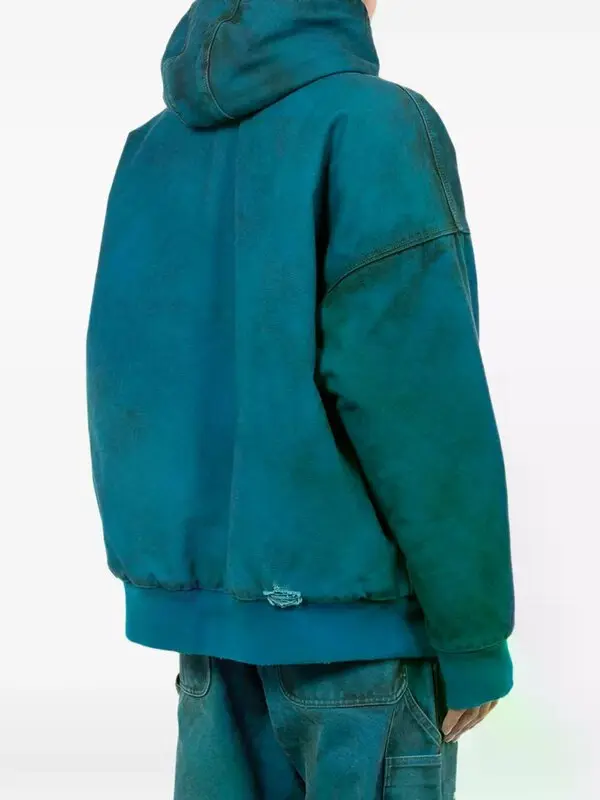 KAMIYA Distressed Zip-up Jacket