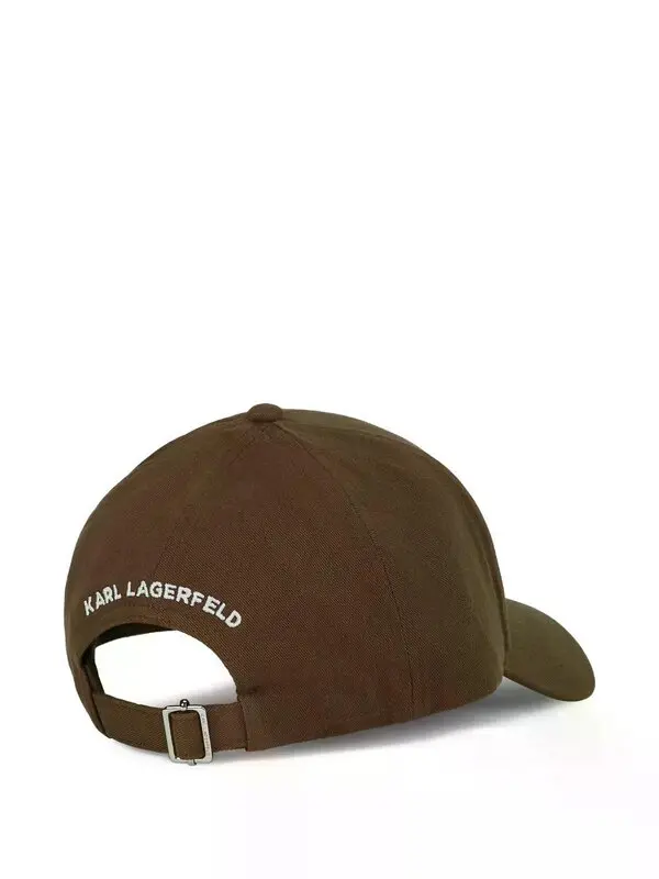 Karl Lagerfeld K/signature Baseball Cap - Brown