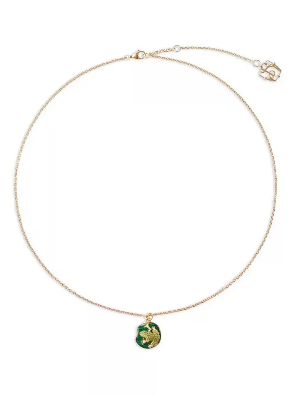 Burberry Frog Charm Chain Necklace - Gold