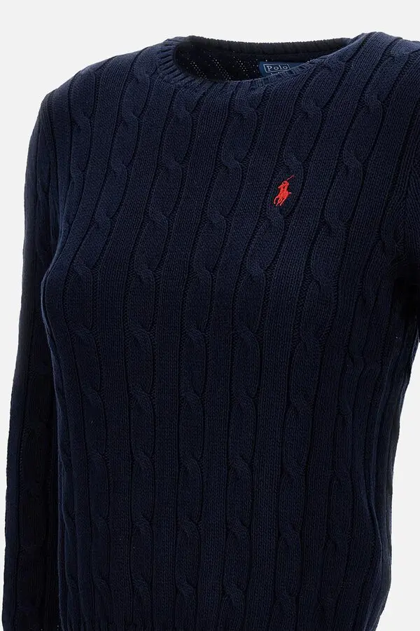 Polo Ralph Lauren Long Sleeve Cable Knit Pullover - Blue