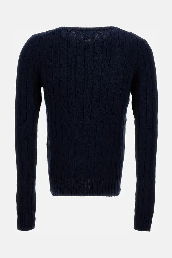 Polo Ralph Lauren Long Sleeve Cable Knit Pullover - Blue
