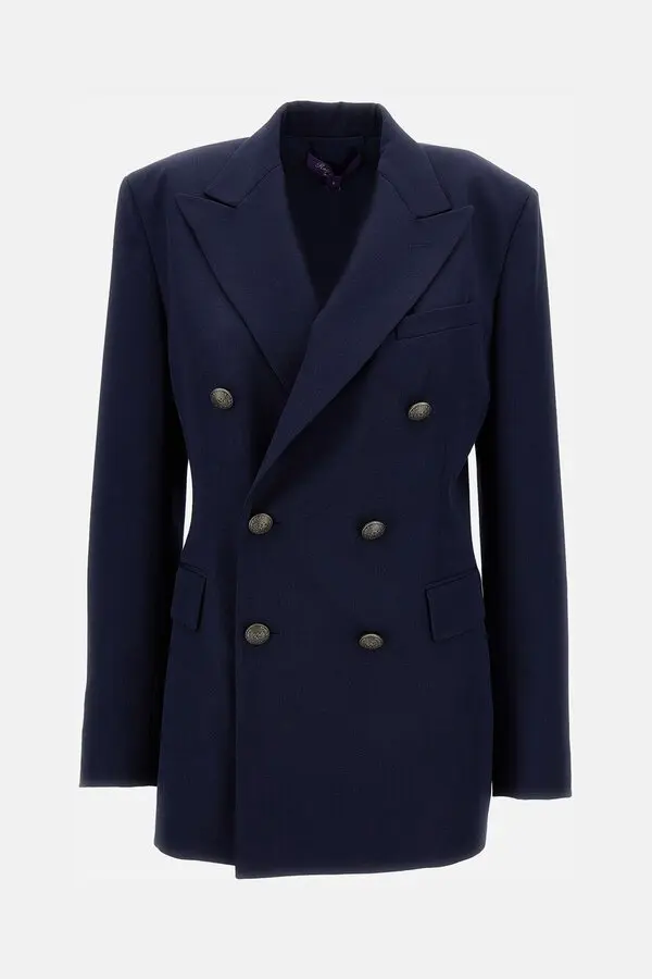 Ralph Lauren Ramona Wool Blazer - Blu