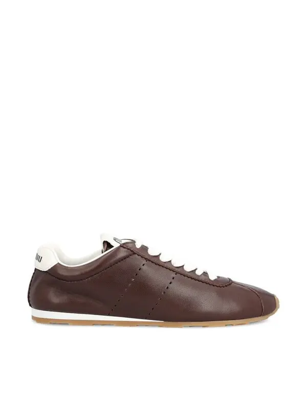 Miu Miu Gymnasium Sneakers - Brown
