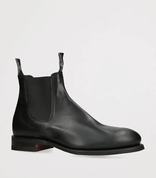 R.m. Williams Leather Turnout Ankle Boots - Black