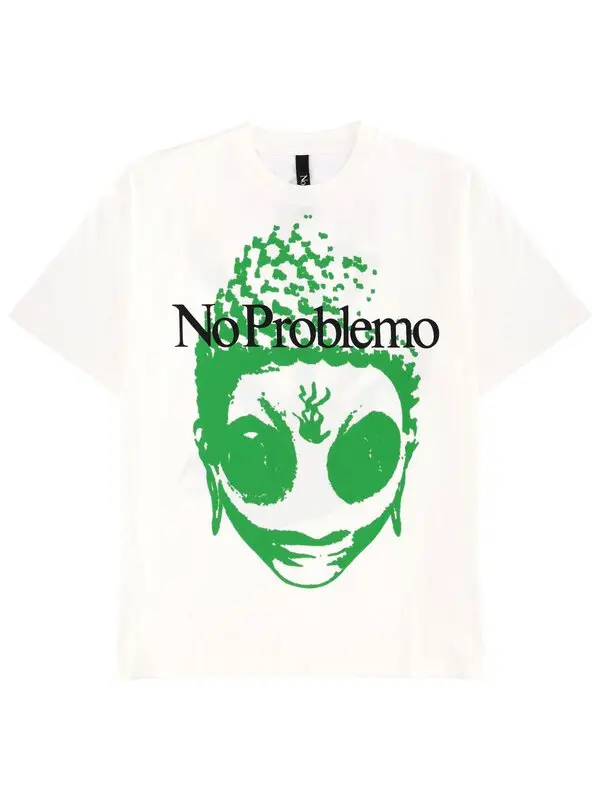 NO PROBLEMO Printed T-shirt - White