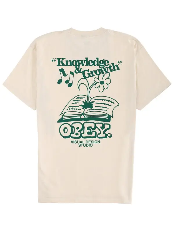 Obey Knowledge & Growth" T-shirt
