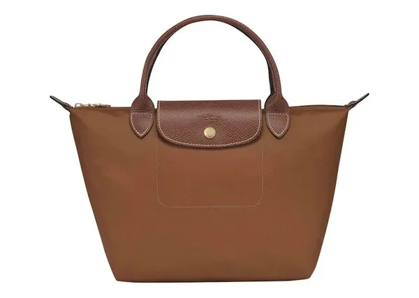 Longchamp Le Pliage Top Handle Bag S - Cognac