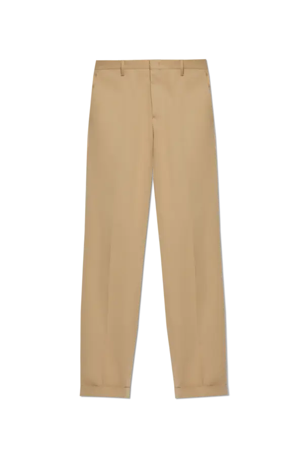 Paul Smith Trousers With Logo - Beige