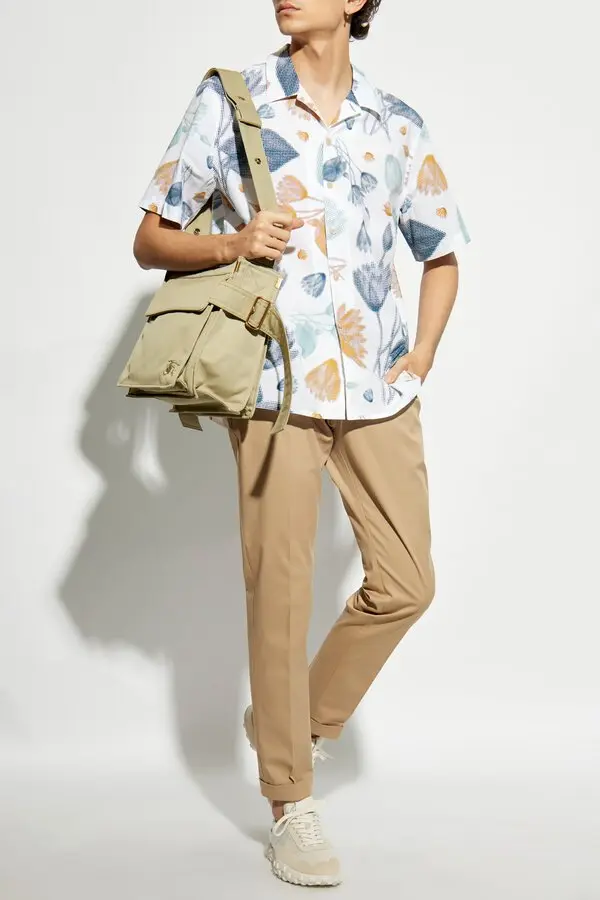 Paul Smith Trousers With Logo - Beige