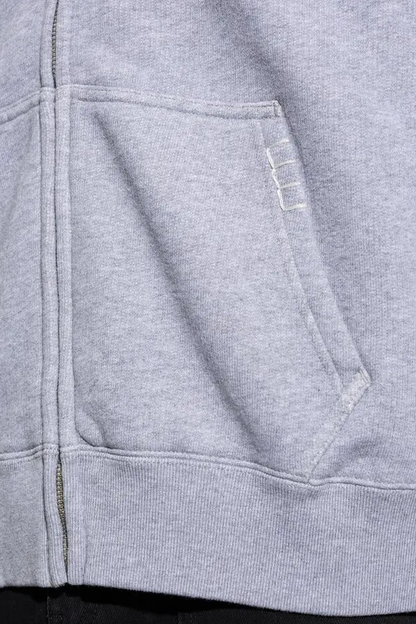 JW Anderson Hooded Zip-up Sweatshirt - Grey