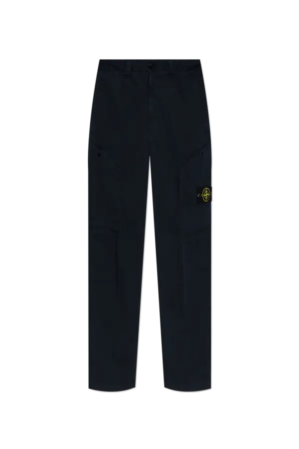 Stone Island Trousers With Logo